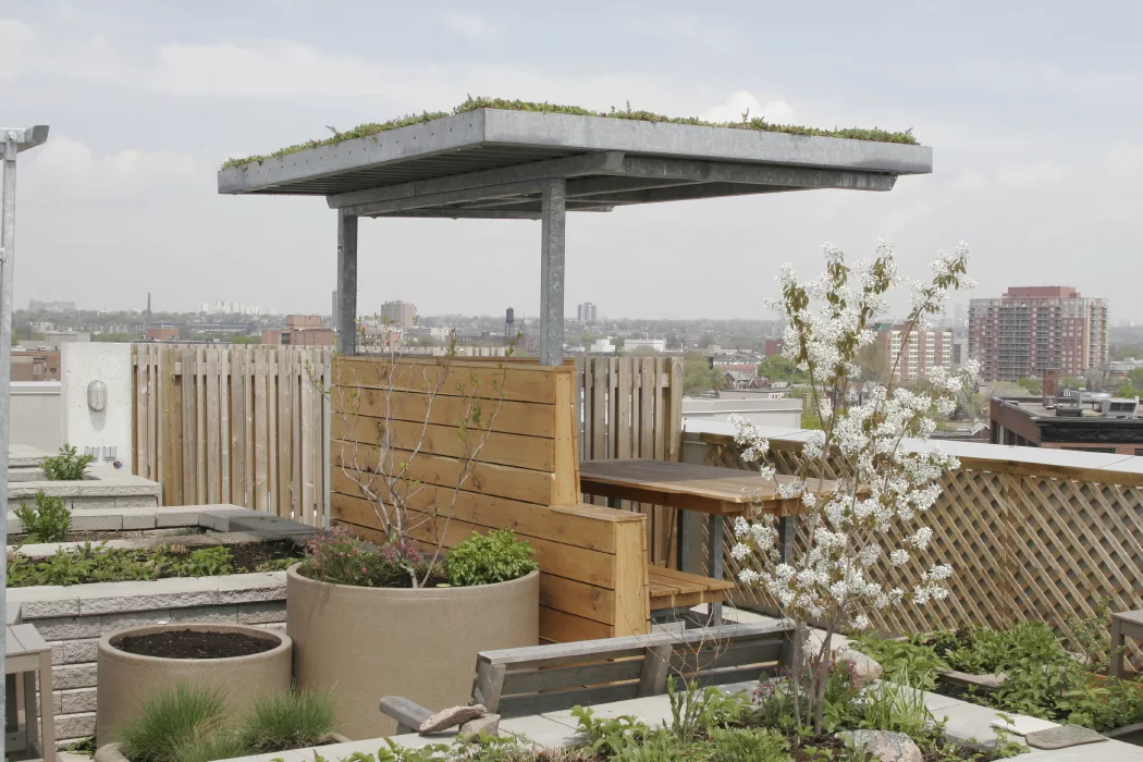 Toronto Rooftop Bench - LiveRoof